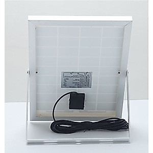 Bizlander 108LED Solar Flood Light with 1109 Lumens IP65 Rating, Manual Switch, Light Detachable, 7.4V Lithium Battery for Home Garden, Carport, Garage, Car Park, Commercial Sign Light