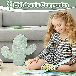 16 Inches Cactus Shape Pillow Cute Throw Pillow Succulent Pillow 3D Shaped Throw Pillow Sofa Cactus Shaped Pillow Plush Cactus Decorative Pillow Office Bed Cushion