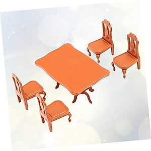 Totority 2 Sets Kids Resin Table and Chairs Child Mini