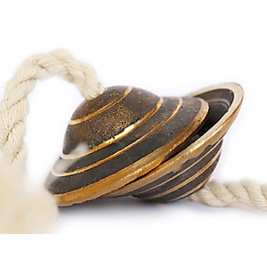 De Kulture Handmade Pure Kansa Mini Manjeera Indian Small Hand Cymbal Clapper Bell For Religious Ceremonies Bhajans, 2X1 (DH) Inches