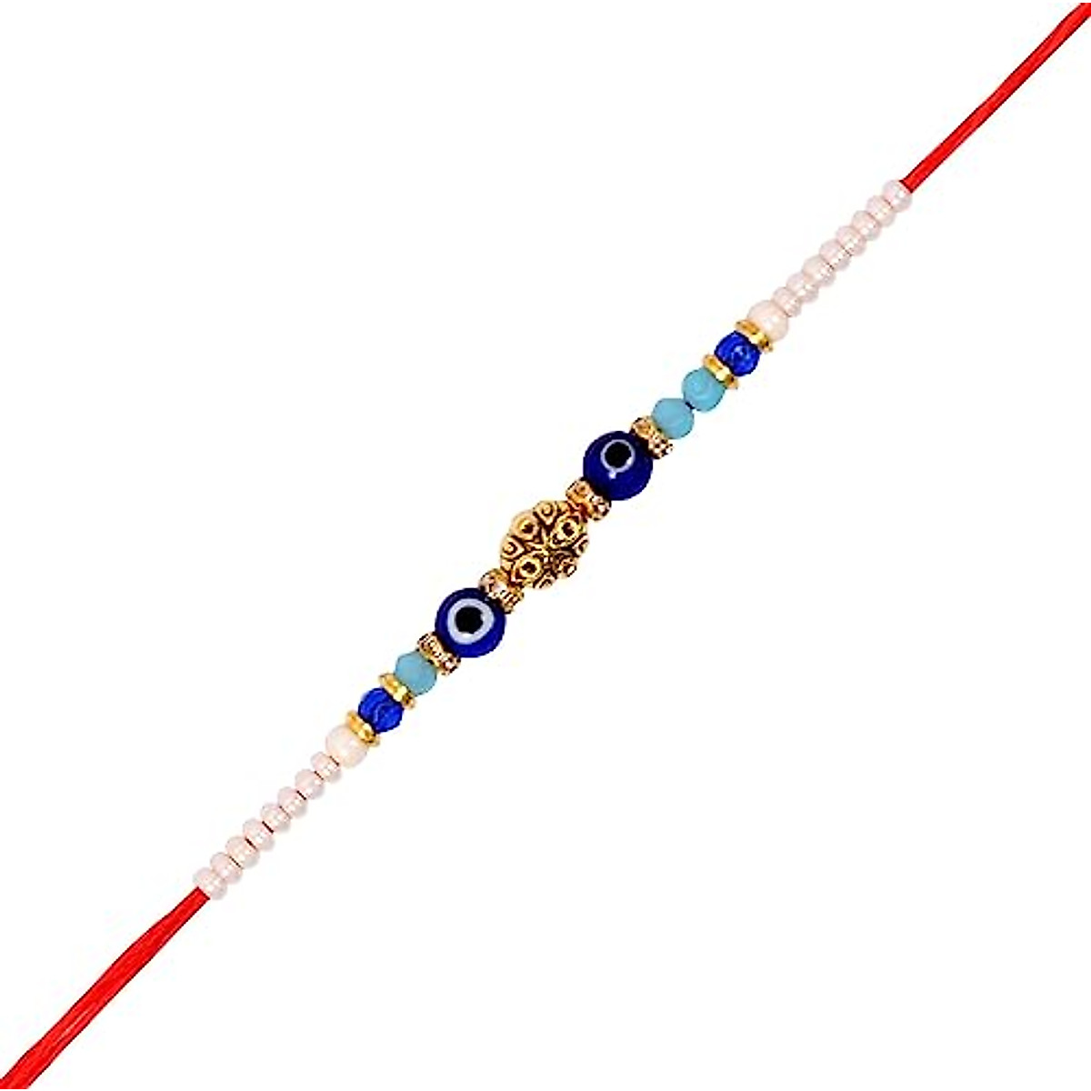 Amba Handicraft Rakhi/Rakhi for Brother/Rudraksha Rakhi/Send rakhi to USA/Rakhi for Brother with Gift Set/Rakhi Bracelet/rakhi for brother and bhabhi/Rakhi Set