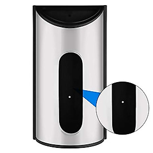 Hemoton Kitchen Grocery Plastic Bag Holder and Dispenser Magnetic Stainless Steel Wall Mount Bag Saver for Plastic Bags