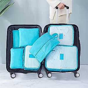 7PCS Storage Bag For Moving,Travel Packaging Bag,Large Moving Bags,Organizer Bags for Travel,Travel,Christmas Decoration,Packaging Supplies,Organizer's Handbag,Reusable And Sustainable Use (C)
