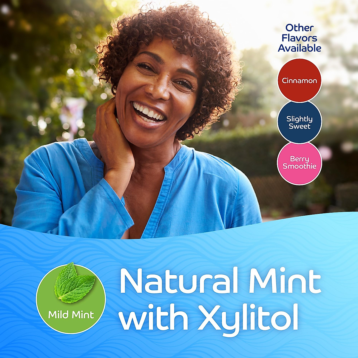 XyliMelts Discs for Dry Mouth, Mild Mint 40 ea (Pack of 6)