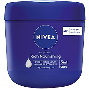 Nivea Rich Nourishing Body Cream Dry Skin Almond Oil 400 ml