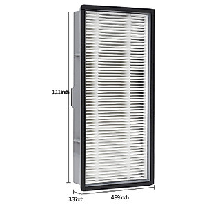 WOCASE A/D/H HEPA-Type Replacement Filter, Allergen Reduction + Odor Eliminator, Compatible with Compatible with Filtrete FAP-TT-ADH, HAP9423, Compare to Honeywell HPA060(BWM)
