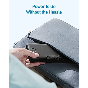 Anker Portable Charger, 20,000mAh Power Bank, Battery Pack with 2-Port, 15W High-Speed Charging for iPhone 15/15 Plus/15 Pro/15 Pro Max, 14/13/12 Series, Samsung Galaxy, and More (Black)