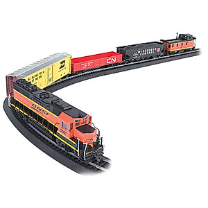 Bachmann Trains - Rail Chief Ready To Run 130 Piece Electric Train Set - HO Scale