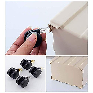 XFENG Plastic Waste Bin Large-Capacity Trash Can with Press Lid 30 Liters Garbage Bin On Wheels Rubbish Recycling for Kitchen, Living Room, Outdoor, Garden (Color : Coffee)