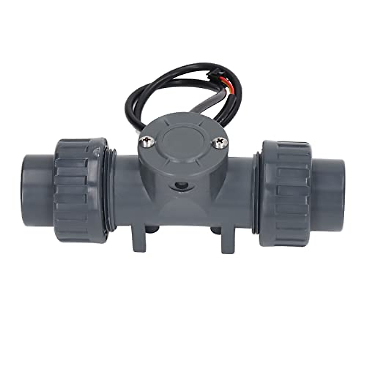 Flowmeter, Large Flow UPVC DN25 RS485 Data Transmission IP65 Protection Fluid Meter Counter for Irrigation