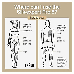 Braun IPL Hair Removal for Women and Men, New Silk Expert Pro 5 PL5157, for Body & Face, Long-lasting Hair Removal System, Alternative to Salon Laser Hair Removal, with Venus Razor, Pouch