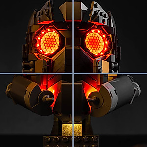 BrickBling LED Light for Lego Star-Lord's Helmet Set 76251(Lights Only), New 2023 Lighting Compatible with Lego Helmet- Light up Your Model