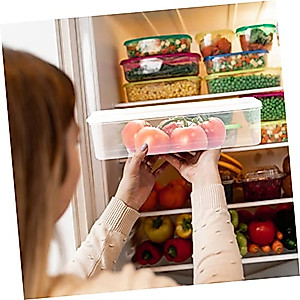 Cabilock 3pcs Transparent Noodle Box Pp Agricultural Products Food Grade