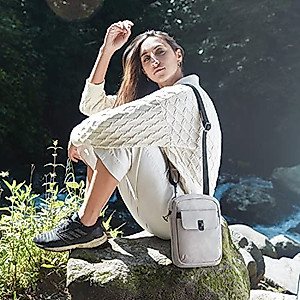 Travelon Origin-Sustainable Anti-Theft-Slim Bag, Driftwood