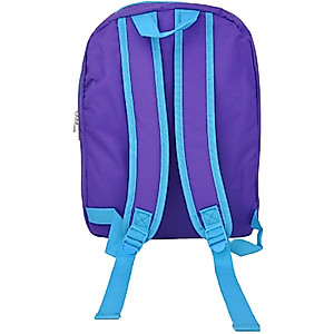 Descendants 3 15" School Backpack Purple-blue
