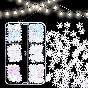 Snowflake Glitter Resin Fillings Flakes Sequins Epoxy Resin Mold Filler for DIY Jewelry Making Nail Art Decor