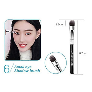 Beauty Rounds Cosmetic Sets Brush Eyeshadow Makeup Brush 10PCS Tools Eyebrow Foundation Beauty Tools Skin Care Stuff