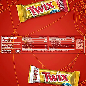 TWIX Fun Size Caramel Cookie Chocolate Candy Bars - 10.83 oz Bulk Candy Bag
