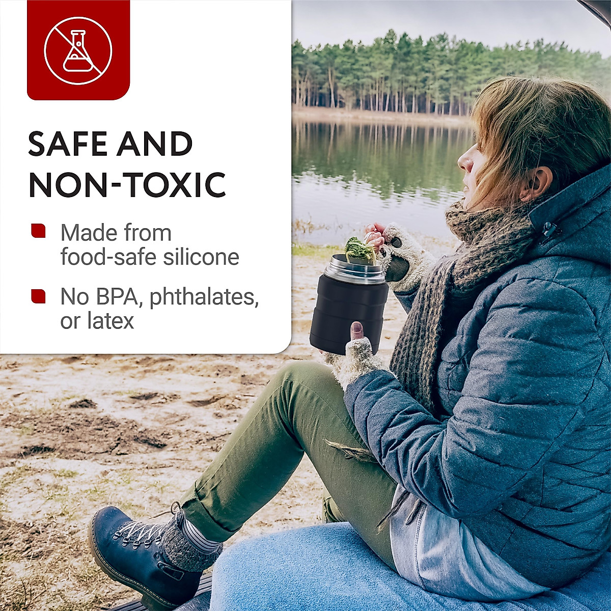 [3 Pack] Impresa Gaskets fits Thermos Stainless King Food Jar 16 and 24 Ounce – Seals / O-Rings With No BPA /Phthalate / Latex - Replacement for 16 and 24 Ounce Containers