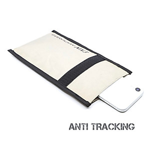 Faraday Defense10 Pack Mega Kit NX3 Triple-Layer Cyber Fabric Faraday Bags. Faraday Bag Sleeves Pouch Signal Shielding, Anti-Hacking, Anti-Tracking, EMP Bag Protection Silver