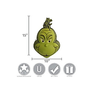 Dr. Seuss The Grinch Costume Mask for Adults and Kids Standard