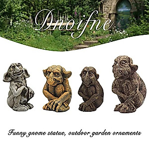 Gargoyle Sculpture, Gothic Sculpture, Troll Resin Crafts, Gargoyle Resin Crafts, Home Decor Ornaments, Outdoor Garden Ornaments