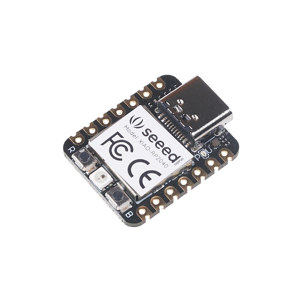 Seeed Studio XIAO RP2040 Microcontroller with Dual-Core ARM Cortex M0+ Processor, Supports Arduino, MicroPython and CircuitPython with Rich Interfaces, 3pcs.