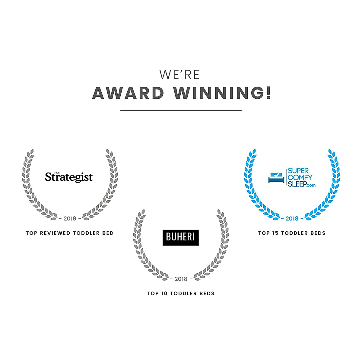 Delta Children Canton Toddler Bed, Greenguard Gold Certified, Grey