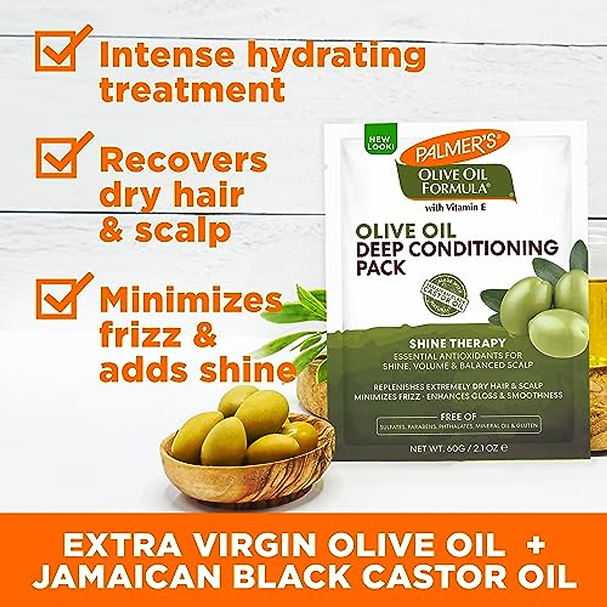 Palmer's Olive Oil Formula Deep Conditioner Packet, 2.1 Ounces