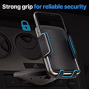 Bestrix Cell Phone Holder for Car, CD Slot Car Phone Holder, Hands Free Car Mount with Strong Grip Universal for iPhone, 12/11/11Pro/Xs MAX/XR/XS/X/8/7/6 Plus, Galaxy S/20/10/S10+/S10e/S9/S9+/N9