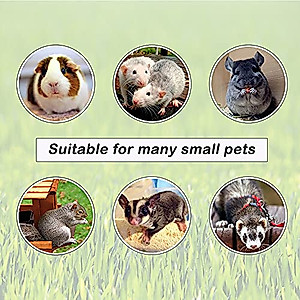 Small Animal Hammocks Plush Hideout Pet Cage Hammock for Ferret Hamster Guinea Pig Chinchilla Flying Squirrel Hanging Bed (Khaki)
