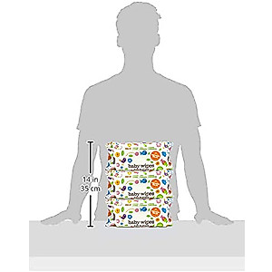 Natural Value All Natural Soft & Gentle Baby Wipes, 80 Wipes (Pack of 12)