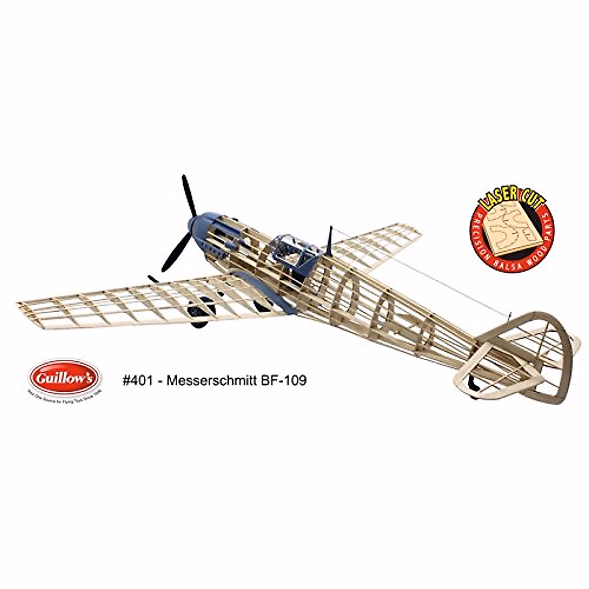 Guillow's Messerschmitt Laser Cut Model Kit