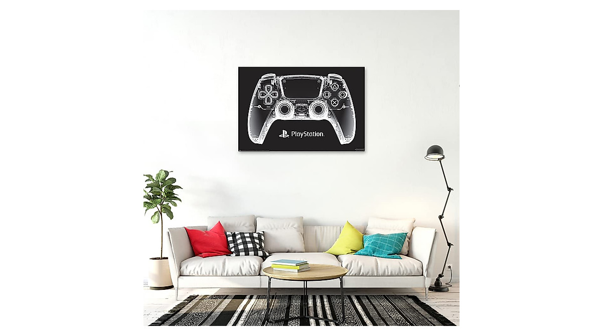 PlayStation Gaming Poster - X-Ray Controller (36" x 24")