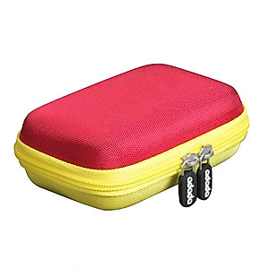 Adada Travel Case for Mattel UNO Card Game (Only Case) (Yellow+Red)