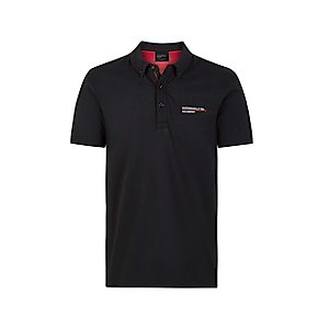 Porsche Motorsport Men's Polo Shirt in Black (L)