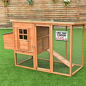 Bigtime Signs I Only Want Chickens 9" x12'' PVC Chicken Decor Sign - Christmas Chicken Yard Decorations Chicken Toys | Chicken Coop Accessories for Chicken Feeder - Chicken Gifts for Chicken Lovers