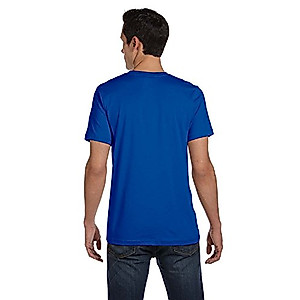 Bella + Canvas Unisex Made in the USA Jersey Short-Sleeve T-Shirt L TRUE ROYAL