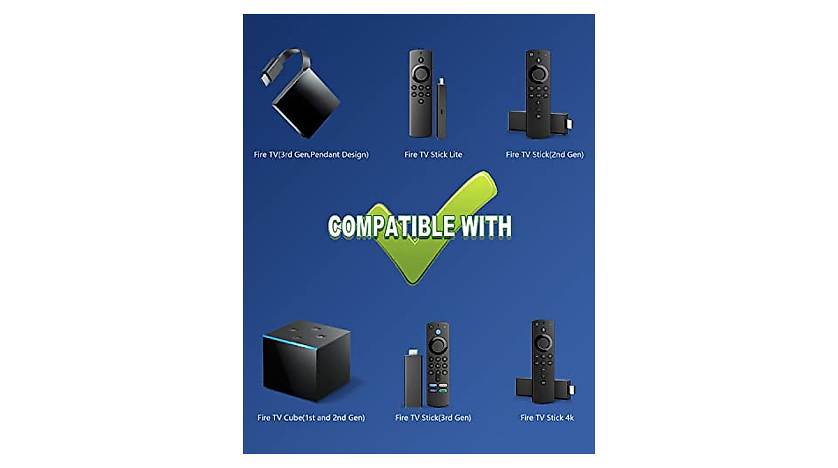 Wireless Voice Remote for Amazon Fire TV - 2nd Gen & More