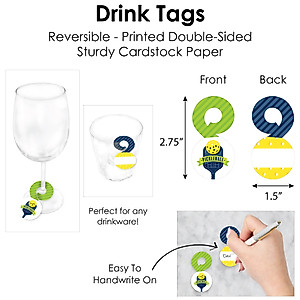 Big Dot of Happiness Let’s Rally - Pickleball - Birthday or Retirement Party Paper Charger and Table Decorations - Chargerific Kit - Place Setting for 8