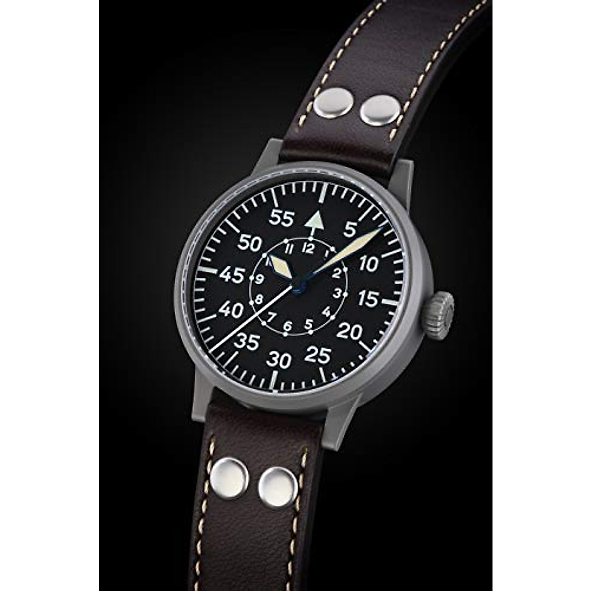 Laco Paderborn Type B Dial Swiss Automatic Pilot Watch with Sapphire Crystal 861749