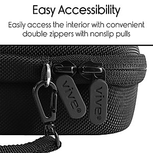 Vive Precision Stethoscope Case for Nurses - Hard Protective Equipment - Travel Holder Nursing School Essential - Fits 3M Littmann Classic III, Lightweight II S.E., Sphygmomanometer