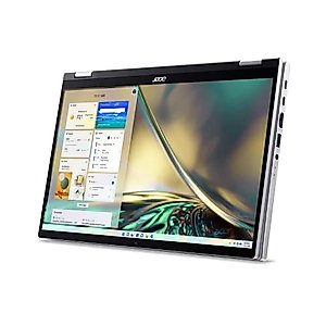 Acer Spin 3 Convertible Laptop | 14" 1920x1080 IPS Touch Display | Intel Core i5-1235U | Intel Iris Xe Graphics | 8GB LPDDR4X | 512GB PCIe Gen 4 SSD | WiFi 6 | Dockable Active Stylus | SP314-55N-53GS
