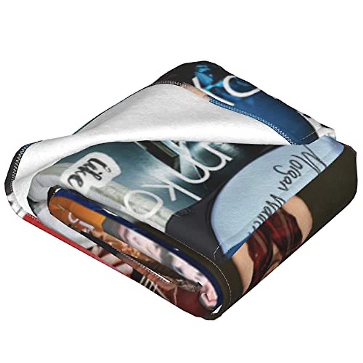 Super Soft Flannel Throw Blanket Cozy Comfy Blanket Microfiber Printed Blanket for Sofa Bed Office Travel 50"X40"-1