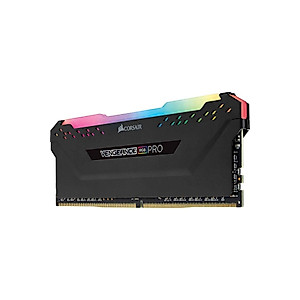 Corsair Vengeance RGB Pro 16GB (2x8GB) DDR4 4000 (PC4-32000) C18 AMD Optimized Memory – Black