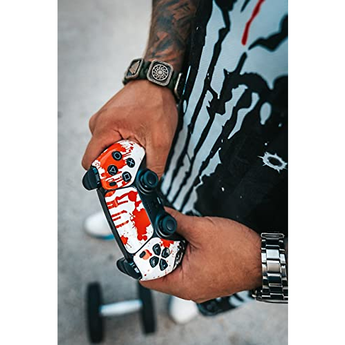 Custom Wireless Controller compatible with PS5 Exclusive Unique Design | Personalize Your Gaming Experience with Unique Design and Exceptional Performance| Compatible with Playstation 5 (Zombie)