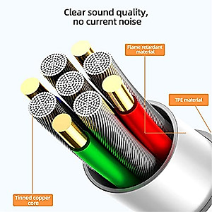 3 Pack Lightning to 3.5mm Headphone Jack Adapter MFi Certified, Connector Aux Audio Adapter iphone Adapter White Support for iPhone 7/7P/8/8P/X/XS/11/11 PM/12/12PM/13/13PM Compatible iOS 10.3 or Later