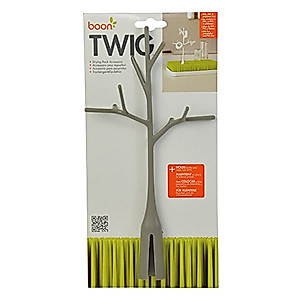 Boon Twig Grass and Lawn Drying Rack Accessory, Warm Gray