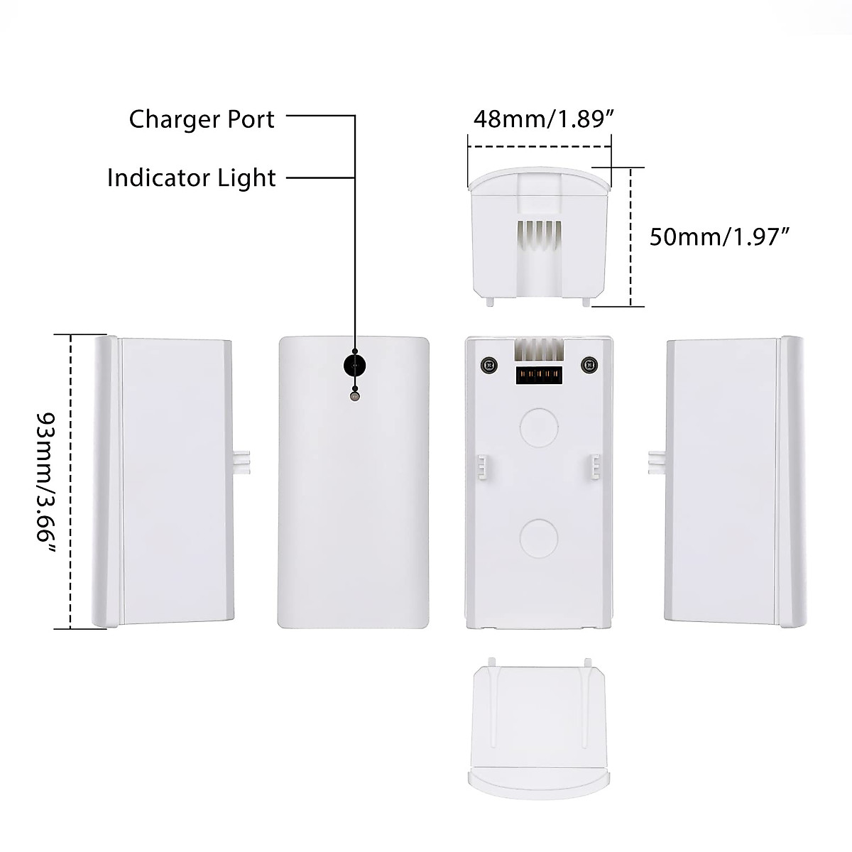 OGORI Battery Replacement B07 Cordless Electric Mop