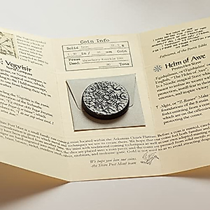 Norse Dual Stave in Iron, Vegvisir and Helm of Awe